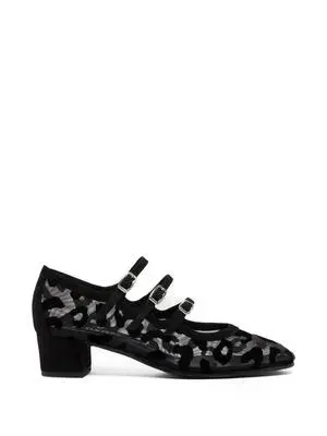 CAREL Kina Leopard-print Mesh Pumps