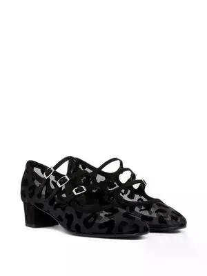 CAREL Kina Leopard-print Mesh Pumps