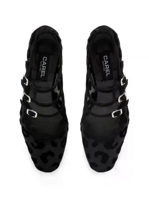 CAREL Kina Leopard-print Mesh Pumps