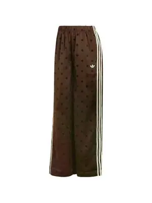 Adidas Polka-dot Track Pants - Brown