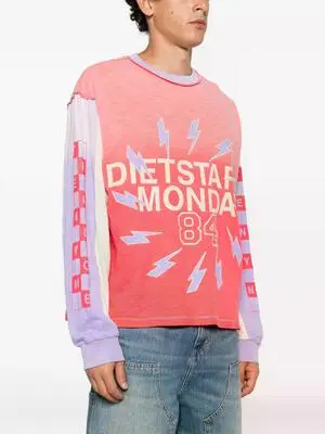 DIET STARTS MONDAY Logo-print Panelled Sweater