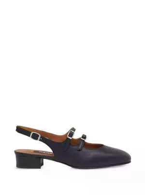 CAREL Peche Slingback Heeled Pumps - Black