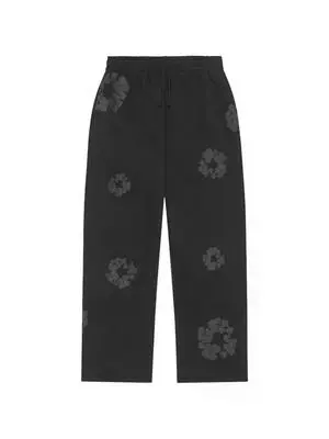 DENIM TEARS Wreath Track Pants - Black