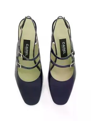 CAREL Banana Patent Calf Leather Slingback Pumps