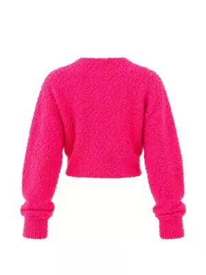 Karl Lagerfeld Bouclé Cropped Cardigan