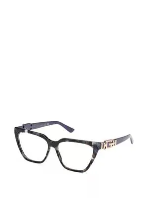 Guess Logo-plaque Cat-eye Glasses