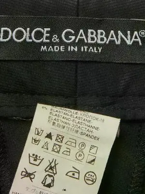 Dolce & Gabbana Straight-fit Gabardine Trousers