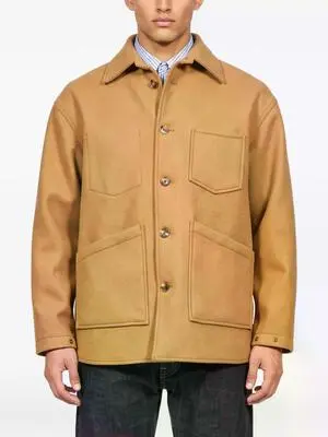 Comme Des Garçons Patch-pocket Button-up Jacket