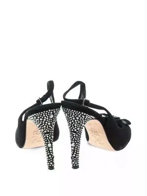 GINA Crystal-embellished Slingback Pumps