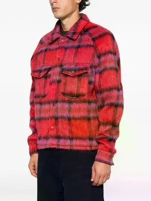 DIET STARTS MONDAY Check-pattern Oversized Shirt