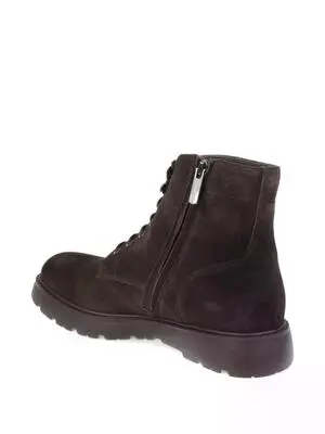 DOUCAL'S Lace-up Suede Boots