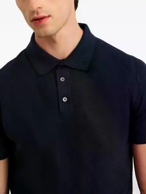 Pringle Of Scotland Diamond-stitch Polo Shirt