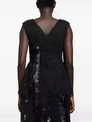 Simone Rocha Lace-up Top