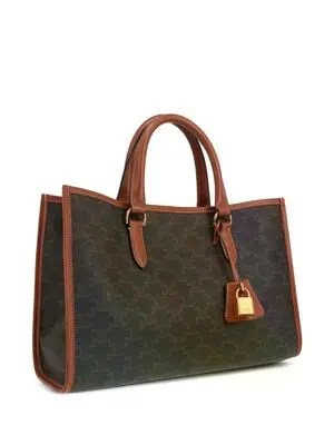 Celine 2020's Horizontal Cabas Triomphe Tote Bag - Brown
