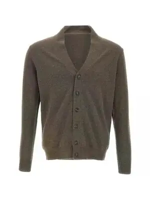 KANGRA V-neck Cardigan - Brown