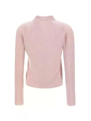 GRAN SASSO Ribbed-knit Long-sleeve Sweater