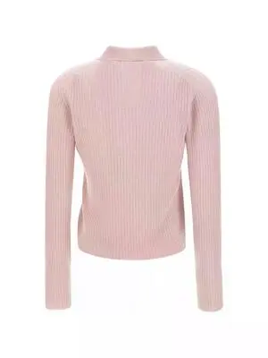 GRAN SASSO Ribbed-knit Long-sleeve Sweater