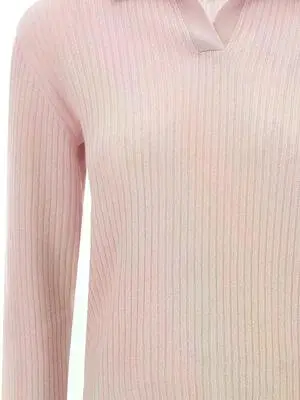 GRAN SASSO Ribbed-knit Long-sleeve Sweater