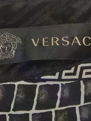 Versace Medusa-print Sleeveless Mini Dress