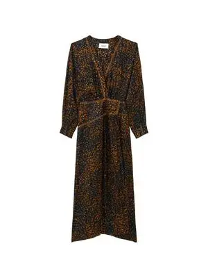 Ba&sh Hamy V-neck Midi Dress