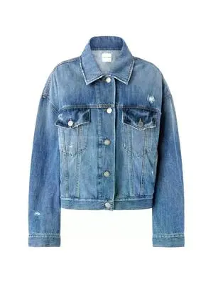 Pinko Distressed Denim Jacket