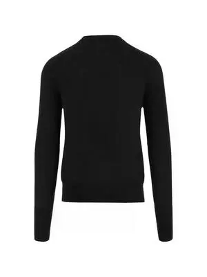 OLIVER LATTUGHI Crew-neck Merino Sweater - Black