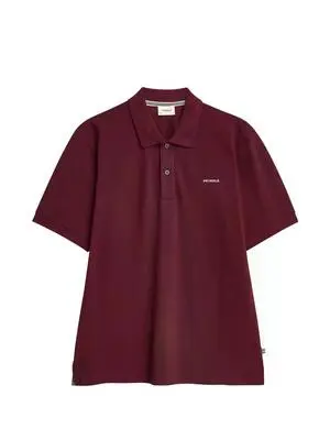 Pringle Of Scotland Logo-print Piqué Polo Shirt - Red