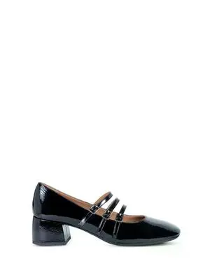 Roberto Festa Triple-strap Patent Leather Pumps