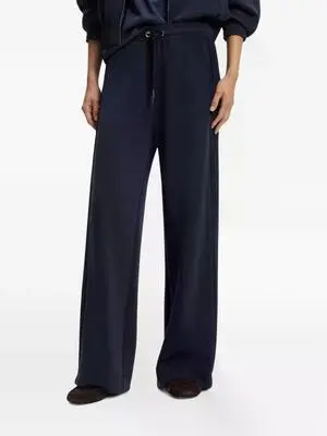 BOSS Relaxed-fit Tracksuit Bottoms With Piping Details - Blue