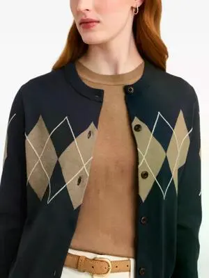 Pringle Of Scotland Diamond-pattern Cardigan