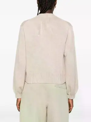 ALLUDE V-neck Button-up Cardigan
