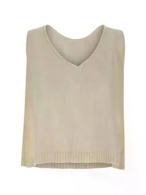 MAURIZIO MYKONOS V-neck Sleeveless Top