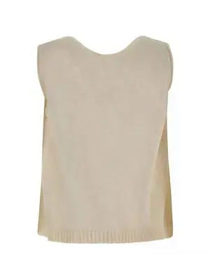 MAURIZIO MYKONOS V-neck Sleeveless Top