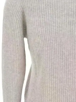 GRAN SASSO Ribbed-knit Long-sleeve Sweater
