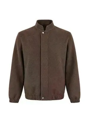 FRANZESE COLLECTION Rolls Royce Reversible Bomber Jacket - Brown