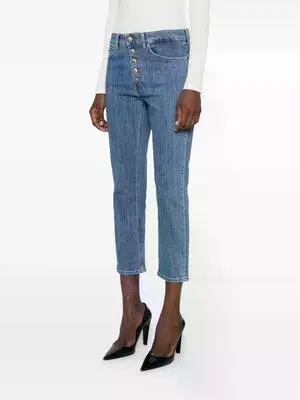 DONDUP Button-fly Cropped Jeans