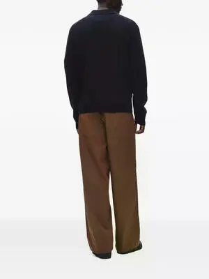 Wood Wood Wwtay Logo-patch Zip-up Cardigan
