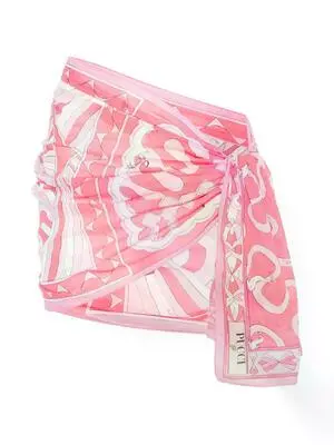 Emilio Pucci Abstract-print Cotton Skirt