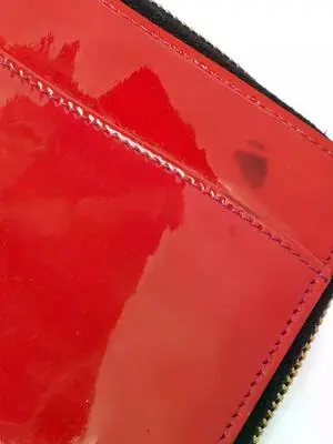 Dolce & Gabbana Zip-around Patent Leather Wristlet Bag