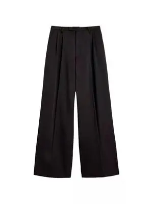 Soeur Pleated Wide-leg Trousers - Brown
