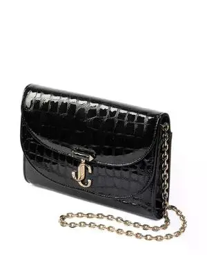 JIMMY CHOO Avenue Croc-effect Clutch Bag