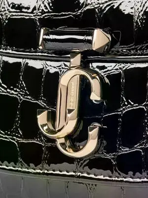 JIMMY CHOO Avenue Croc-effect Clutch Bag