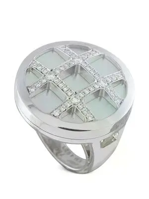 Cartier Pasha Diamond And Mother Of Pearl Ring