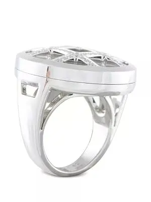 Cartier Pasha Diamond And Mother Of Pearl Ring