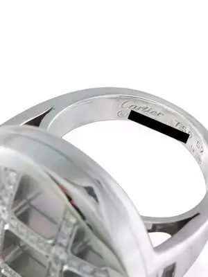 Cartier Pasha Diamond And Mother Of Pearl Ring