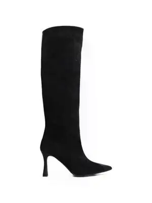 EVALUNA Panelled Pointed-toe Boots