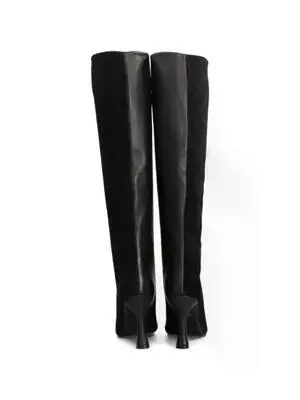 EVALUNA Panelled Pointed-toe Boots