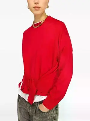 SEMICOUTURE Belted-waist Sweater