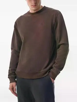 MEGUSTA Logo-embroidered Crew-neck Sweater