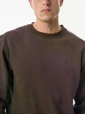MEGUSTA Logo-embroidered Crew-neck Sweater